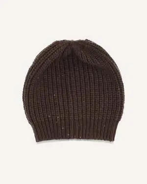 Brunello Cucinelli Cashmere Beanie Hat - Brown
