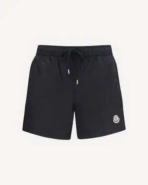 Moncler Logo Swim Shorts - Black