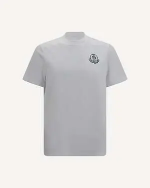 Moncler Logo Patch Cotton Jersey T-shirt