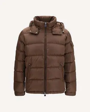 Moncler Maya Short Down Jacket - Brown