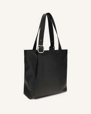 Loewe Loop Zipped Tote - Black
