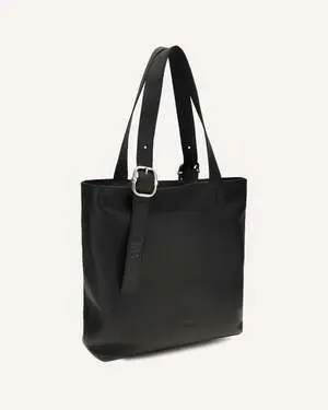 Loewe Loop Zipped Tote - Black