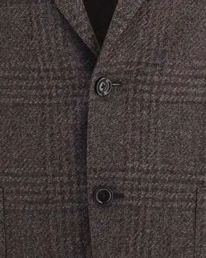 LARDINI Single-breasted Wool-blend Blazer