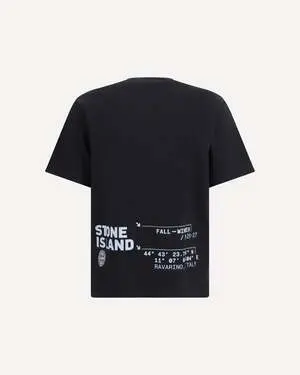Stone Island Cotton Jersey T-shirt With Centra Ogo Mae
