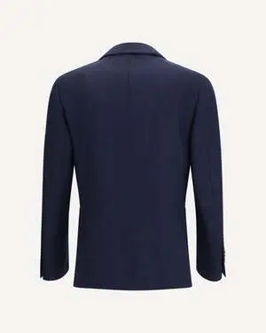 LARDINI Single-breasted Wool And Cashmere Jacket