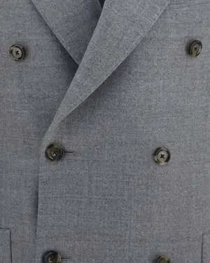 LARDINI Double-breasted Wool-blend Jacket