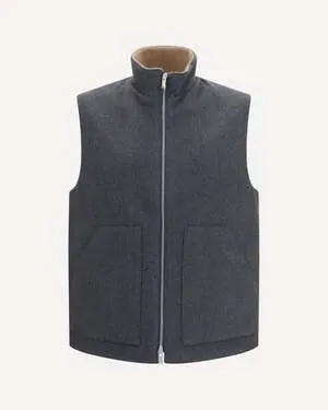 LARDINI Wool And Cashmere Vest
