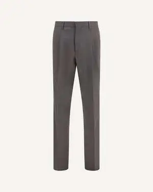 LARDINI Tailored Viscose Pants - Grey