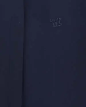 Max Mara Geranio Crepe De Chine Shirt - Blue