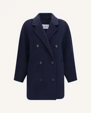 Max Mara Rebus Double-breasted Jacket - Blue