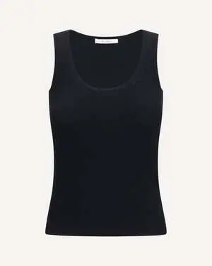Max Mara Ribbed Jerey Tank Top