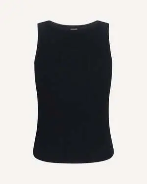Max Mara Ribbed Jerey Tank Top
