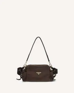 Prada Nappa Leather Explore Shoulder Bag - Brown