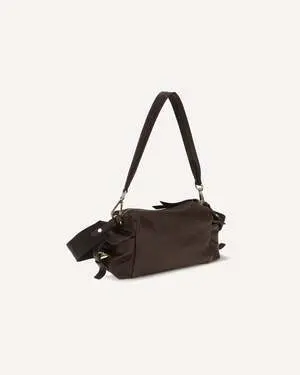 Prada Nappa Leather Explore Shoulder Bag - Brown