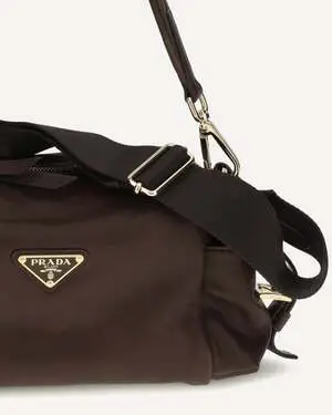 Prada Nappa Leather Explore Shoulder Bag - Brown