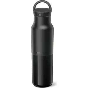 KLEAN KANTEEN 12oz Rise Classic Insulated Water Bottle With Arch Loop Cap - Black