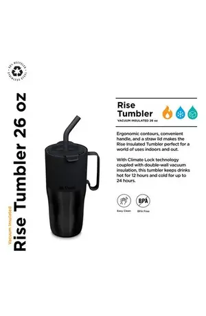 KLEAN KANTEEN 26oz Rise Insulated Tumbler With Straw Lid