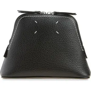 MAISON MARGIELA 5ac Beauty Leather Pouch - Black