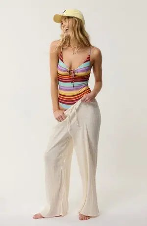 Rip Curl Retro Stripe Full One Piece Swimsuit