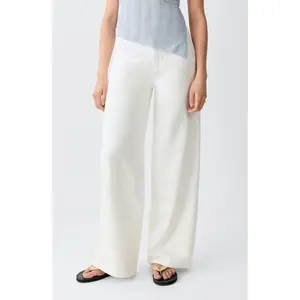 MANGO MANGO TEEN Low Waist Wide Leg Jeans