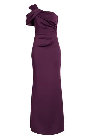 Eliza J One-shoulder Gown