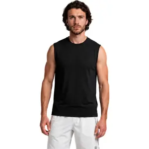 K-Swiss K-Swiss Performance Heathered Peached Jersey Muscle Tank Black