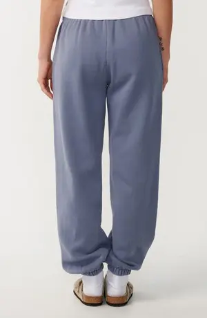 Rip Curl Varsity Sports Cotton Track Joggers - Blue Grey