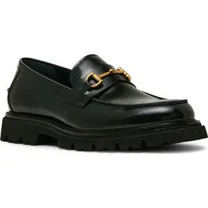 Steve Madden Naxos Leather Bit Loafer - Black Box