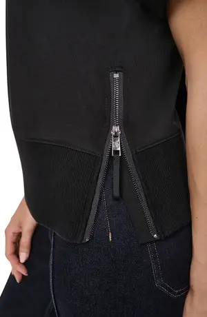 Dkny Soho Half Zip Ponte Pullover