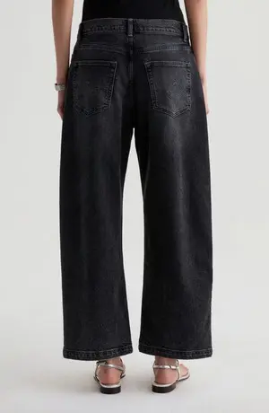 Ag Hattie Grommet High Waist Ankle Barrel Jeans