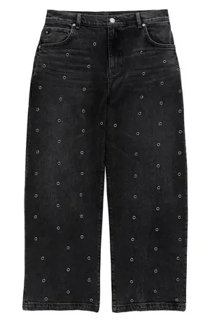 Ag Hattie Grommet High Waist Ankle Barrel Jeans
