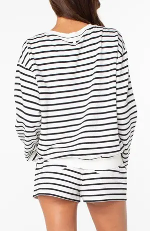 Roxy Surfing Moonlight Stripe Sweatshirt