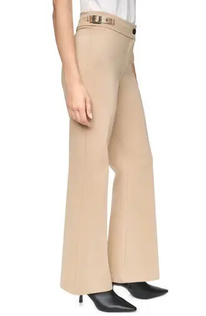 Dkny Soho Fit & Flare Ponte Pants - Travertine