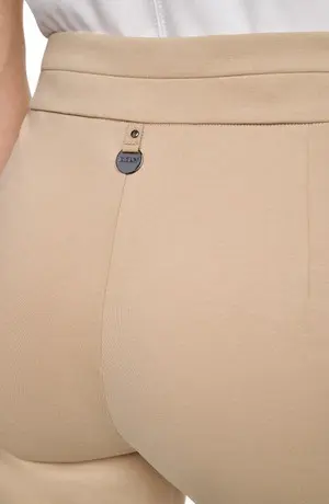 Dkny Soho Fit & Flare Ponte Pants - Travertine