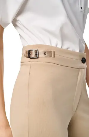 Dkny Soho Fit & Flare Ponte Pants - Travertine
