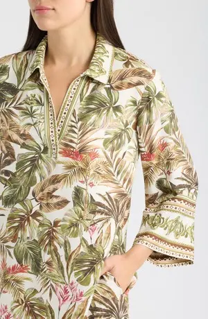 Tommy Bahama Fuji Hidden Coast Silk Shift Dress