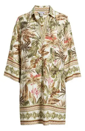 Tommy Bahama Fuji Hidden Coast Silk Shift Dress