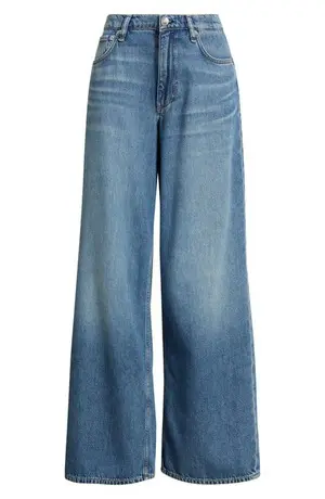 Rag & Bone Flexi Andi High Waist Wide Leg Jeans