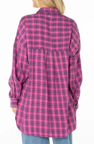 Roxy Driftwood Plaid Shirt