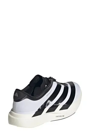 Adidas Adizero Evo Sl Zip Running Shoe - White/core Black/silver