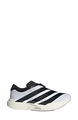 Adidas Adizero Evo Sl Zip Running Shoe - White/core Black/silver
