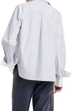 TWP Double Layer Boyfriend Shirt