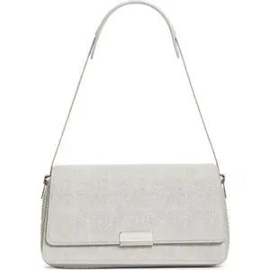 Alexander Wang Medium Siren Leather Shoulder Bag - Heather Grey