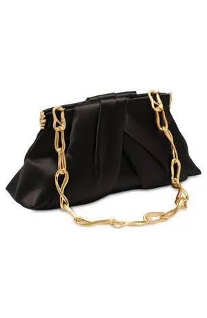 Cult Gaia Lia Mini Satin Clutch