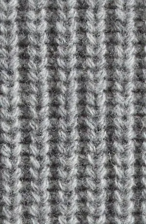 Herno Mixed Media Wool Rib & Curly Fleece Cardigan
