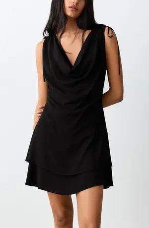 Mango Cowl Neck Day Dresses