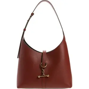 Strathberry Kite Leather Hobo Bag - Walnut