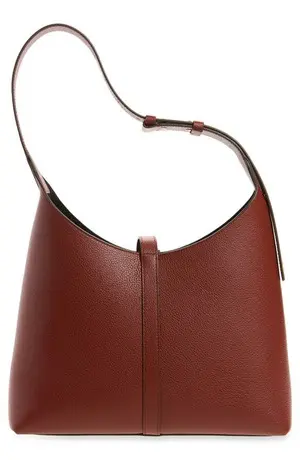 Strathberry Kite Leather Hobo Bag - Walnut