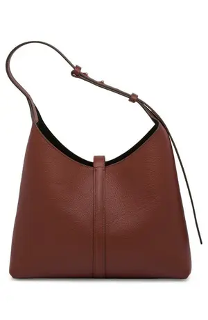 Strathberry Kite Leather Hobo Bag - Walnut