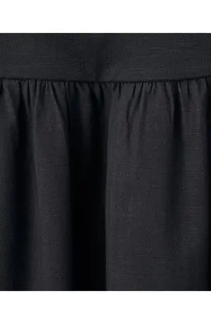 Mango Ruched Cotton Strapless Dress